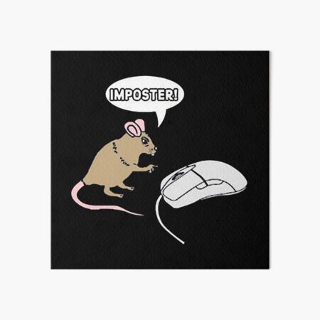 "Mouse Imposter" Art Board Print by dechonocheck | Redbubble
