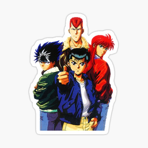 "Characters Cute Awesome Yu Yu Hakusho" Sticker for Sale by ...