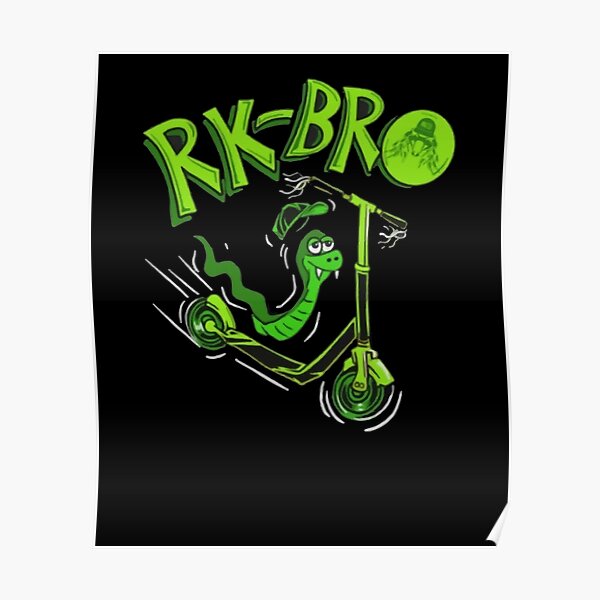 "rkbro shirt , " Poster for Sale by SimplyMerely | Redbubble