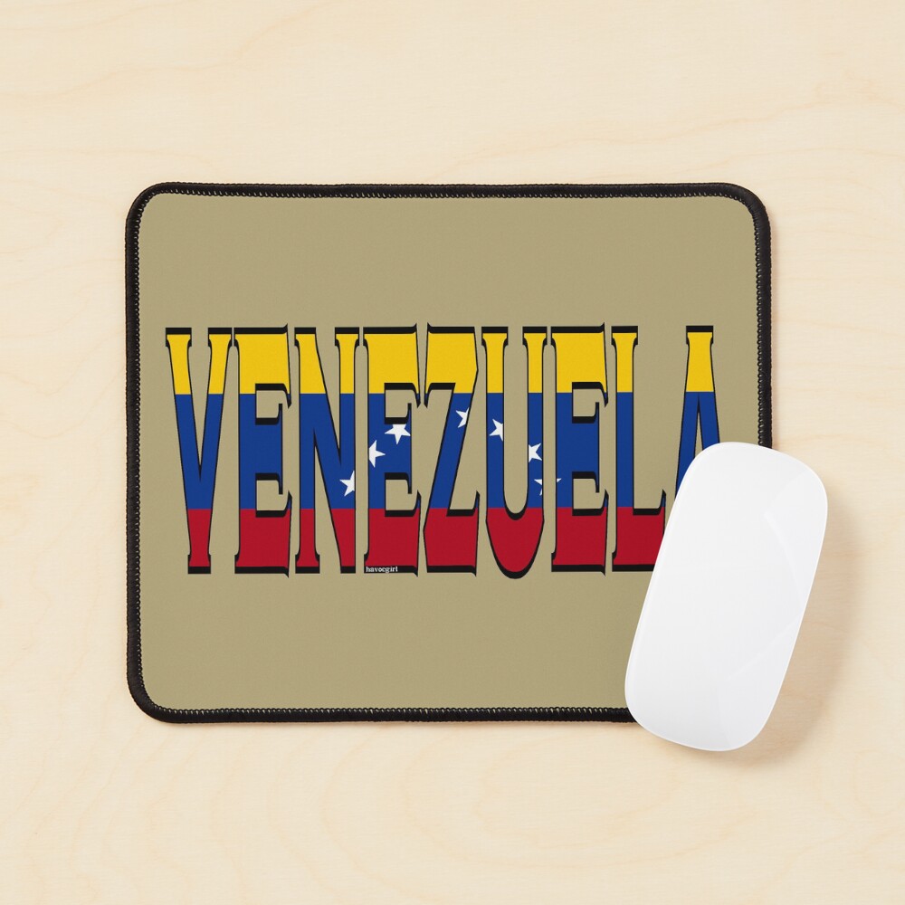 "Venezuela Font with Venezuelan Flag" Sticker for Sale by Havocgirl ...