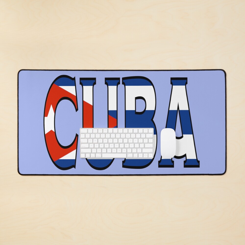 "Cuba Font With Cuban Flag" Poster for Sale by Havocgirl | Redbubble