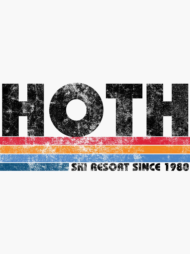 "Hoth, Ski Resort" Sticker for Sale by kestrelsalmon | Redbubble