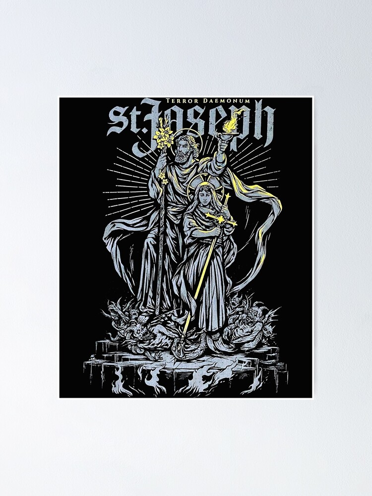 "Saint-Joseph-Terror-Daemonum" Poster for Sale by LeroyClarke | Redbubble