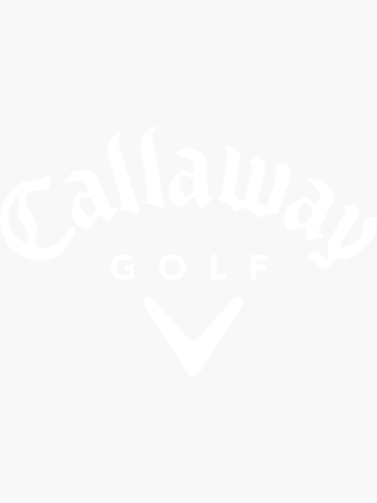 "GOLF - "CALLAWAY" LOGO" Sticker for Sale by ujoarturo | Redbubble