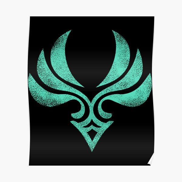 Póster «Camiseta Genshin Impact Anemo Color Genshin Impact» de ...