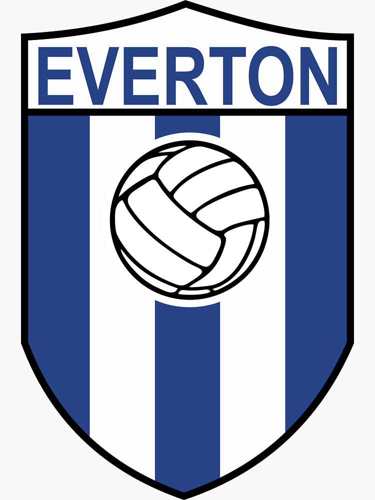 "EVERTON BADGE" Sticker for Sale by agentiga | Redbubble