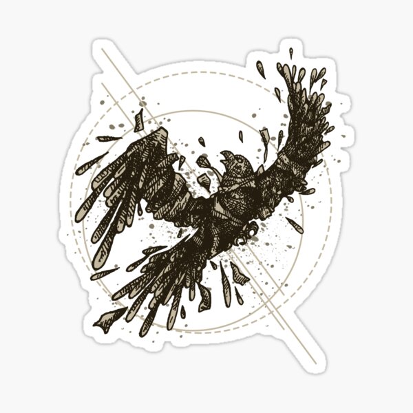 "Dark dove" Sticker for Sale by PijarArif | Redbubble