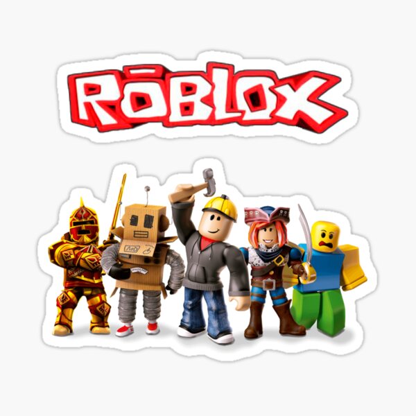 "Roblox Character" Sticker by ART-GOLD | Redbubble