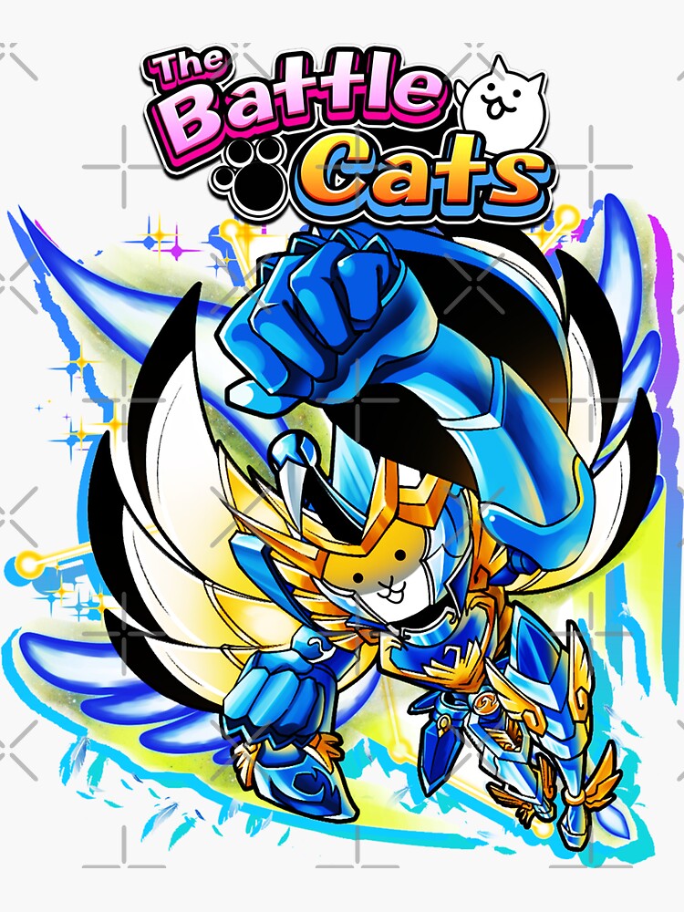 "Battle Cats - Cosmo" Sticker for Sale by PixelRune | Redbubble