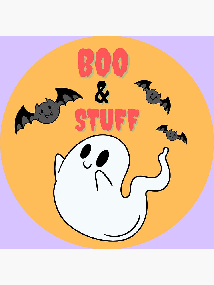 "Boo & Stuff" Sticker for Sale by Itsameaimee | Redbubble