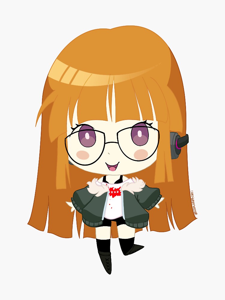 "Futaba DDLC Sprite" Sticker for Sale by mamakotomi | Redbubble