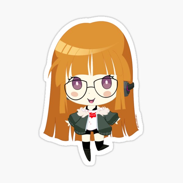 "Futaba DDLC Sprite" Sticker for Sale by mamakotomi | Redbubble