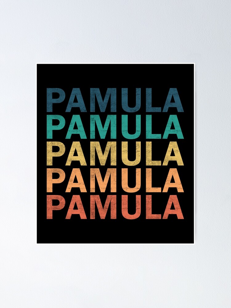Póster «Camiseta con nombre de Pamula - Camiseta de artículo de regalo ...