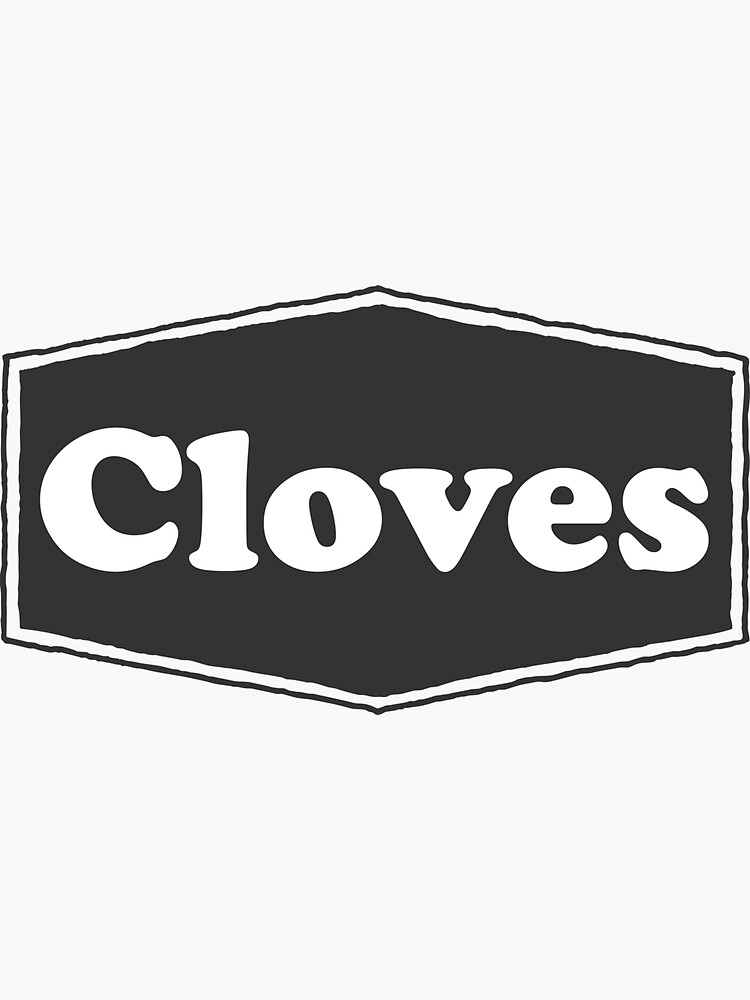 "Cloves Label" Sticker for Sale by The-Label-King | Redbubble