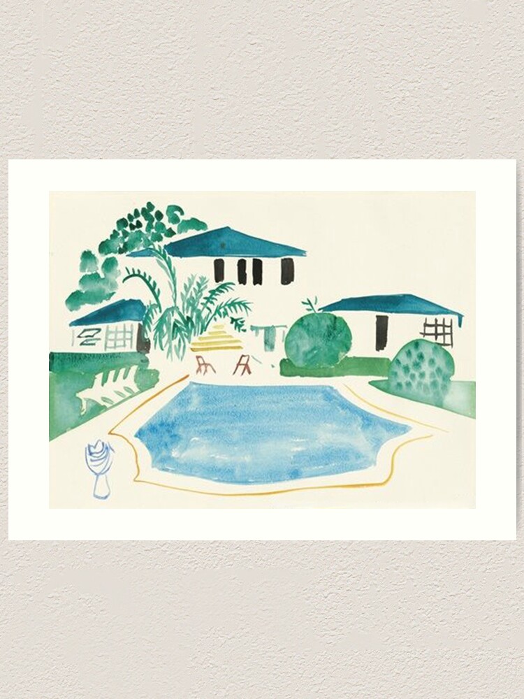 "Retro Pool" Art Print for Sale by davidtarr | Redbubble