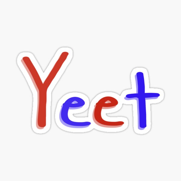 "Yeet sticker" Sticker by Rjstickers1 | Redbubble