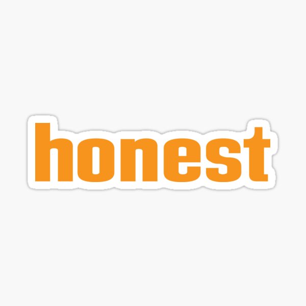 "Honest" Sticker for Sale by FiveNiches | Redbubble