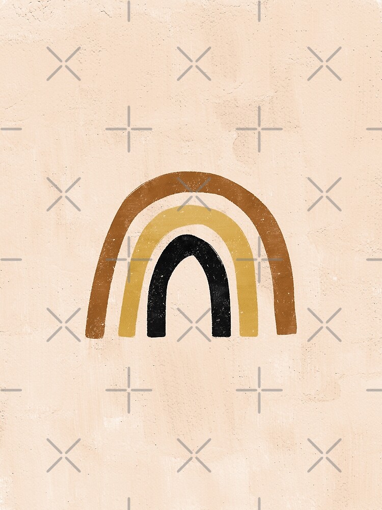 "Simple boho rainbow, minimalistic rainbow" Poster for Sale by ...