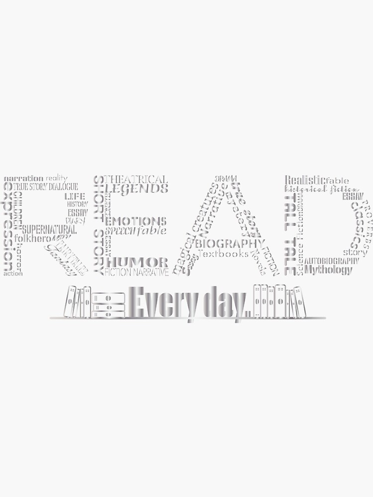 "Read Cap" Sticker for Sale by Inspire2Read | Redbubble