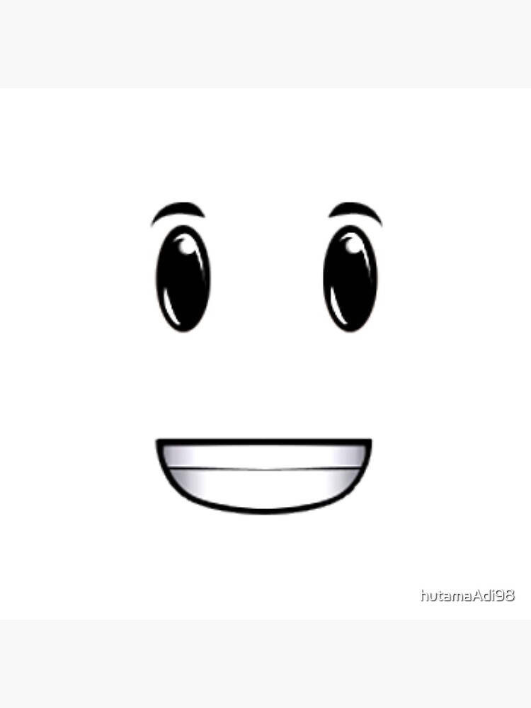 "Roblox Friendly Smile Face" Art Print by hutamaAdi98 | Redbubble