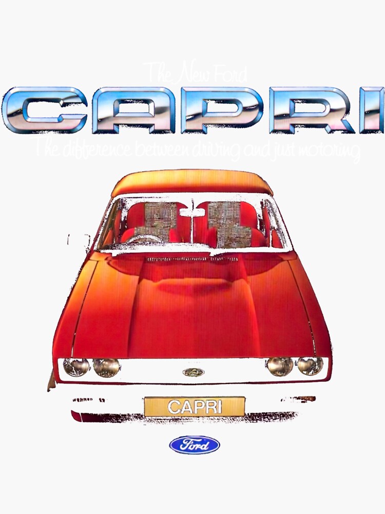 "FORD CAPRI MK 3 MK3" Sticker for Sale by KayleAnh | Redbubble