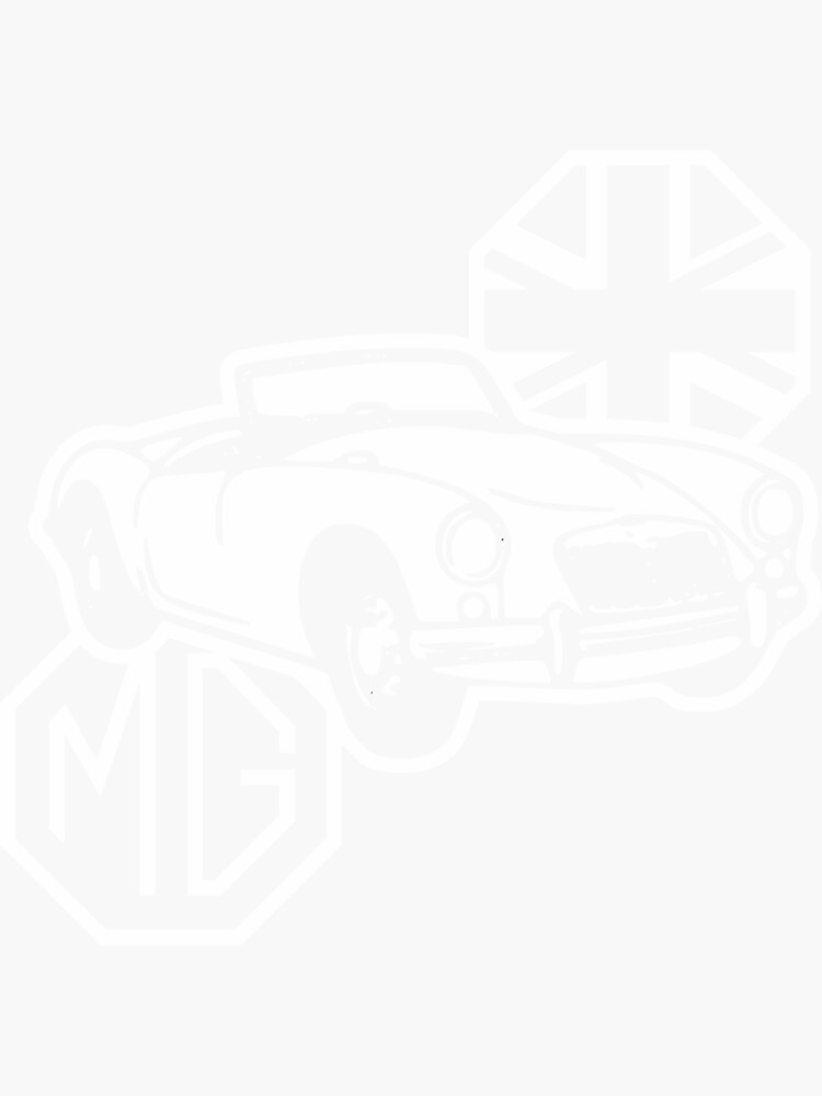 "MG MGA Classic British Sports Car" Sticker for Sale by KayleAnh ...