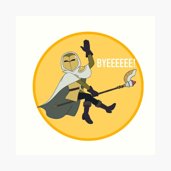 "Hunter The Golden Guard The Owl House Season 2 Byeeeee Circle" Art ...