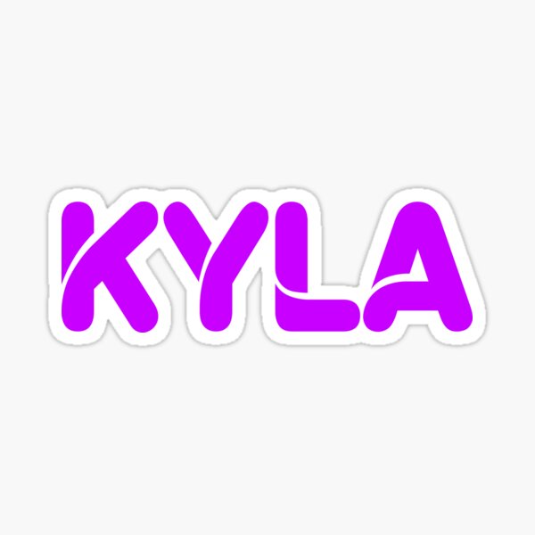"KYLA" Sticker for Sale by ferolos | Redbubble