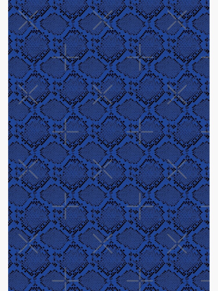 "Snake Pattern - Royal Blue" Poster for Sale by Jia0008 | Redbubble