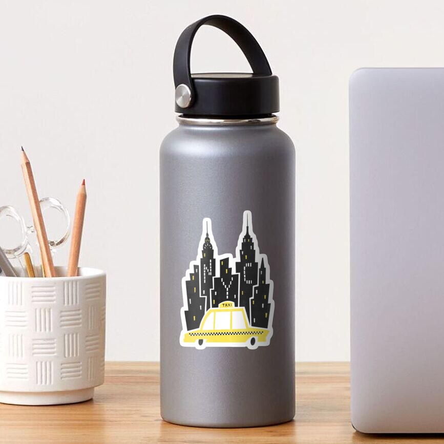 "NYC Taxi" Sticker for Sale by tonyneal | Redbubble