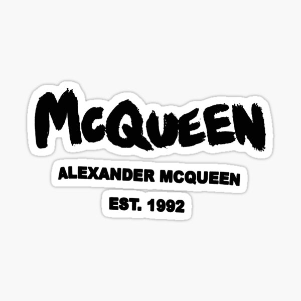 "Alexander McQueen Graffiti logo" Sticker for Sale by Daijhmann | Redbubble
