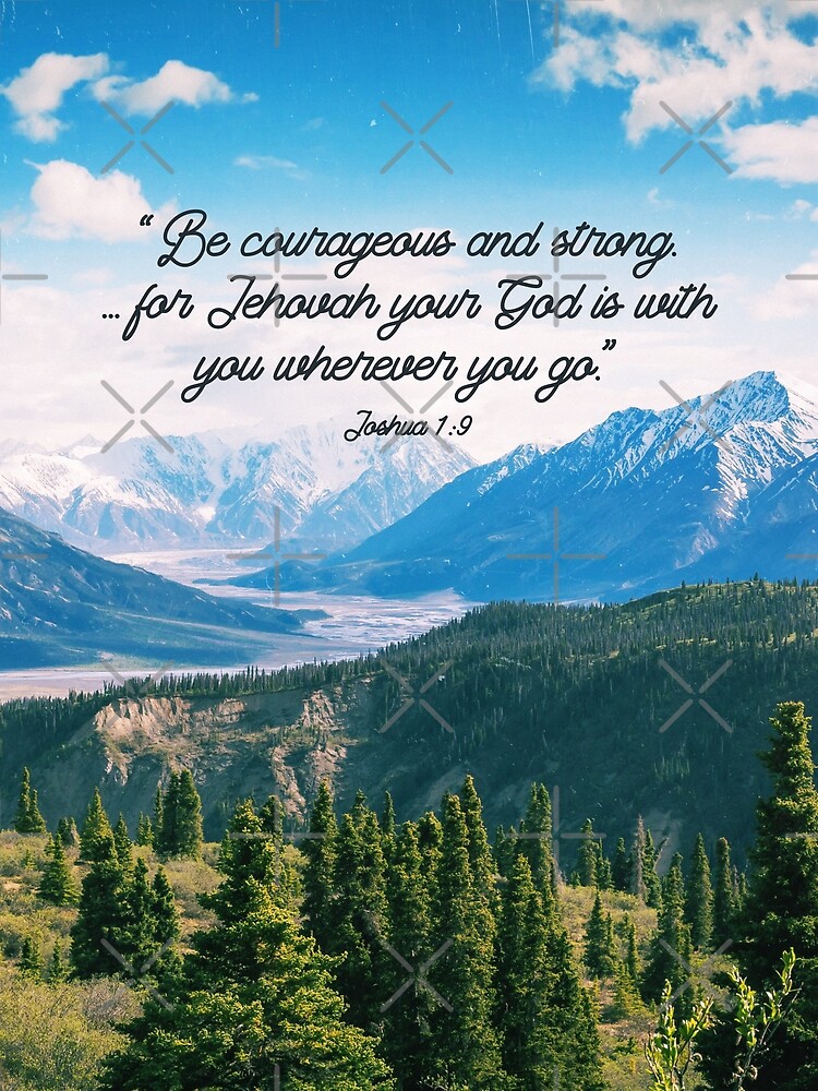 "JOSHUA 1:9" Greeting Card for Sale by JenielsonDesign | Redbubble