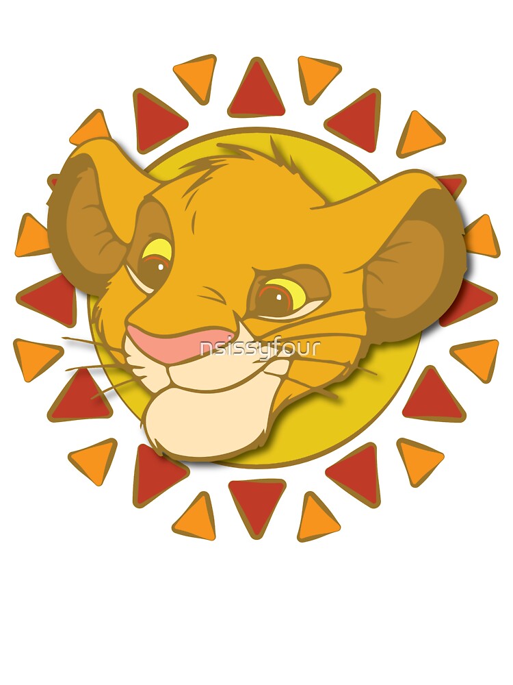 "Lion King - Simba Head" Kids T-Shirt for Sale by nsissyfour | Redbubble