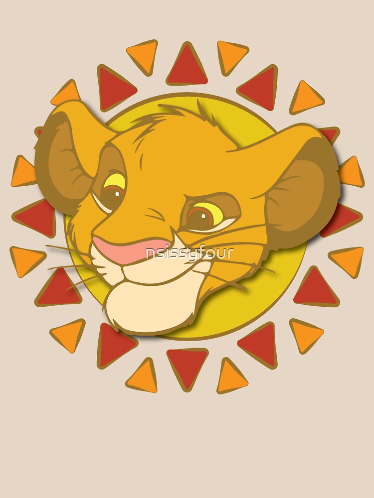 "Lion King - Simba Head" T-shirt for Sale by nsissyfour | Redbubble ...