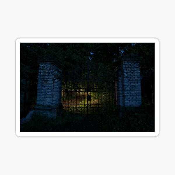 "Old Cemetery Gate" Sticker for Sale by mirekfranc | Redbubble