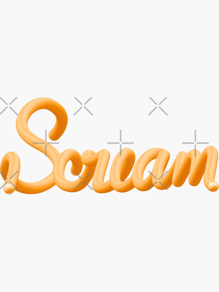 "Scream liquid 3D font,scream Halloween 3D font,scream yellow font ...