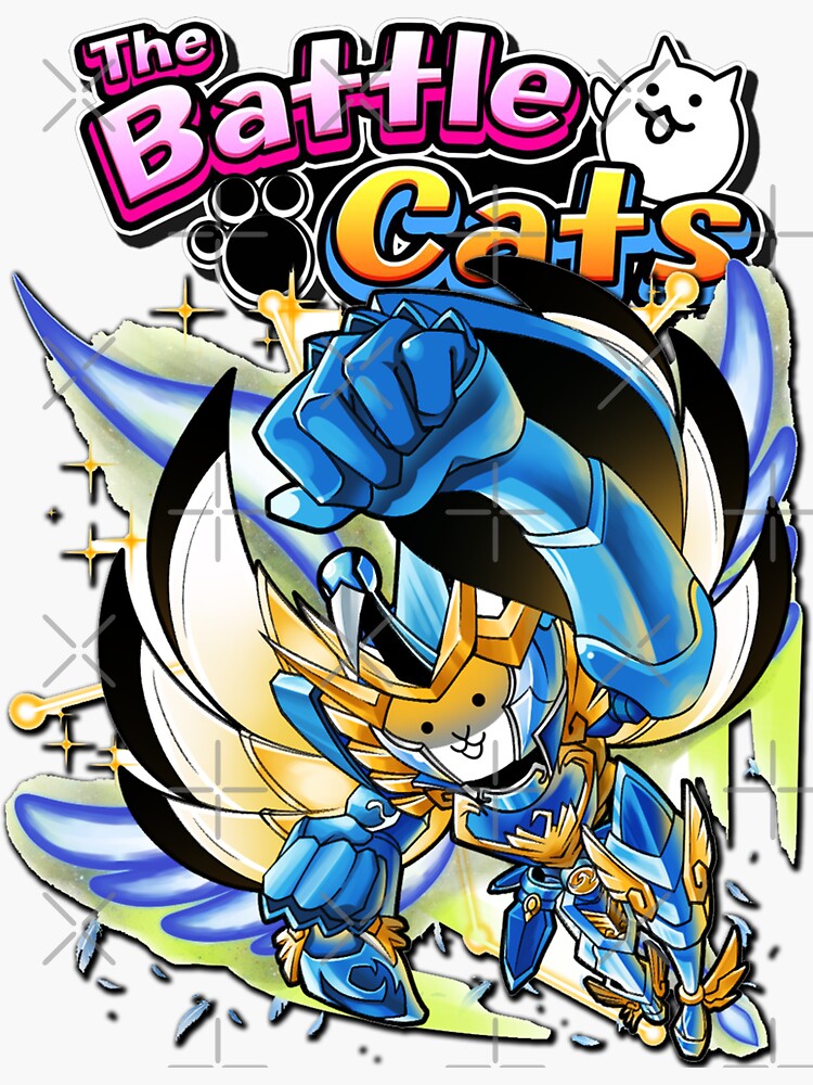 "Battle Cats - Cosmo" Sticker for Sale by PixelRune | Redbubble