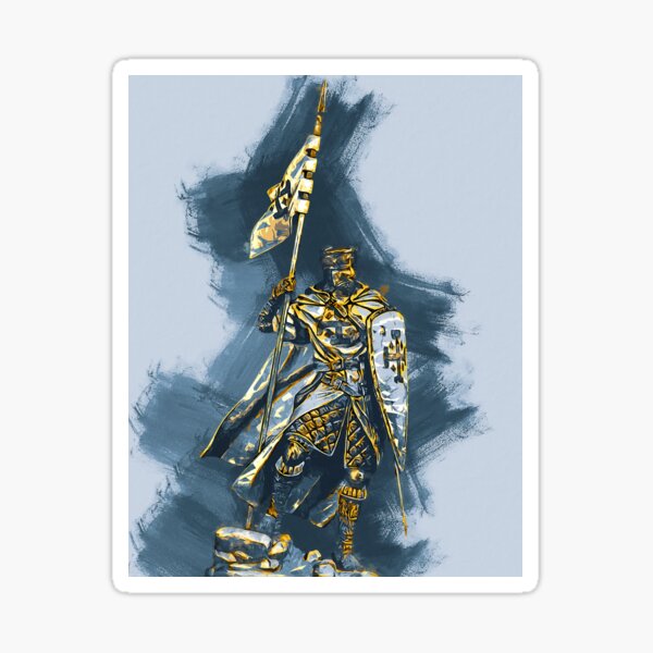 "Crusader Warrior" Sticker for Sale by ErianAndre | Redbubble