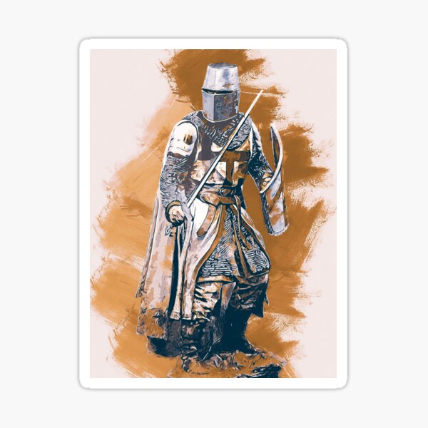 "Crusader Warrior" Sticker for Sale by ErianAndre | Redbubble