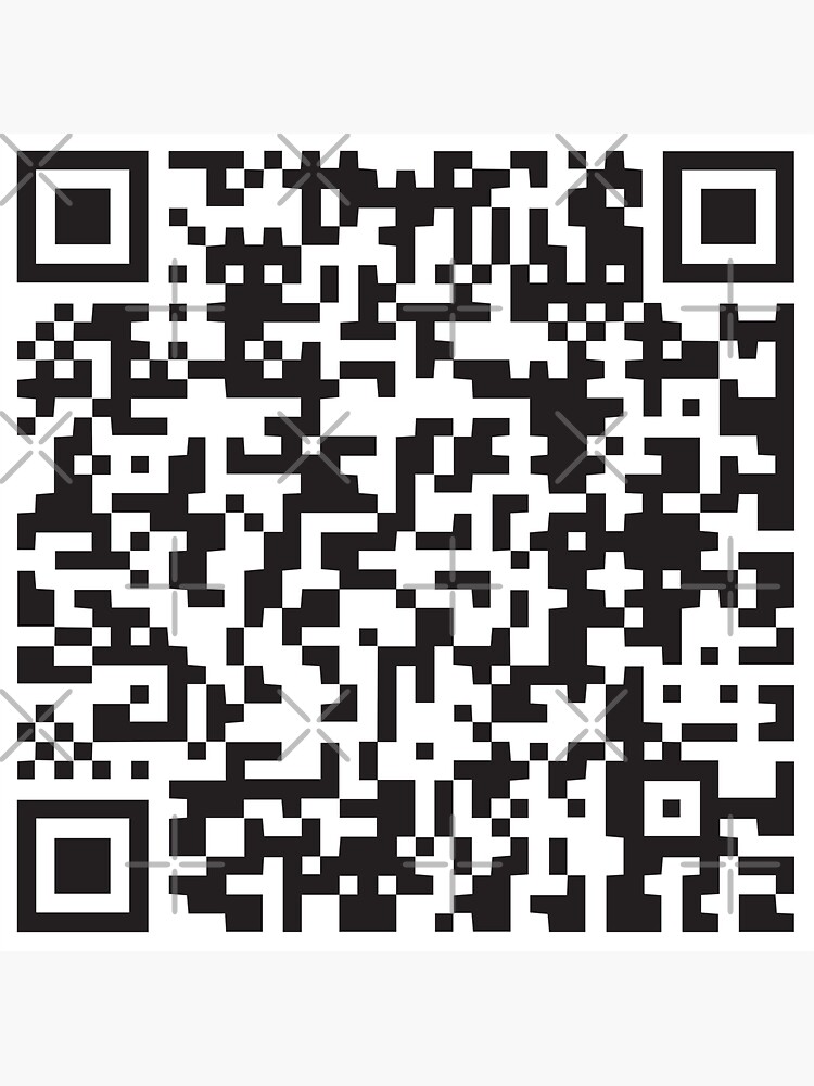 "t shirts with a qr eicar code" Sticker for Sale by benaouiss | Redbubble