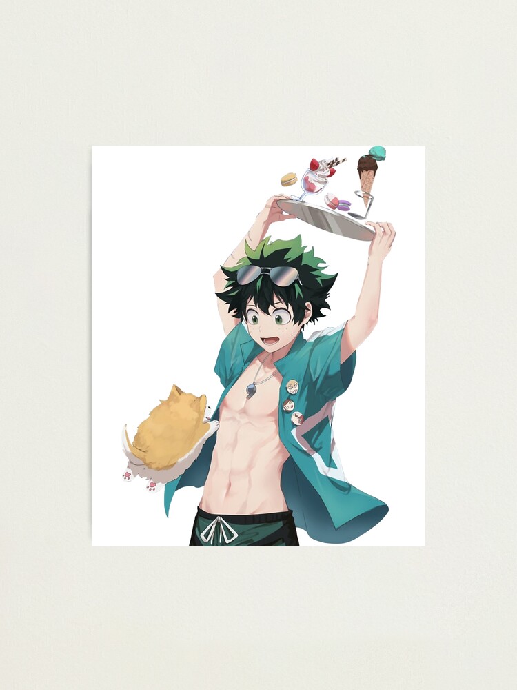 "Izuku Midoriya Deku - My Hero Academia BNHA" Photographic Print for ...