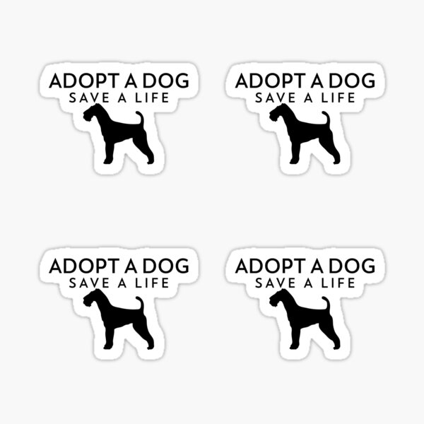 "Adopt A Dog Save A Life Sticker pack design for those who love pet ...
