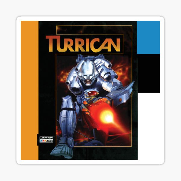 "Turrican Retro Video Game" Sticker for Sale by Movie-Takedown | Redbubble