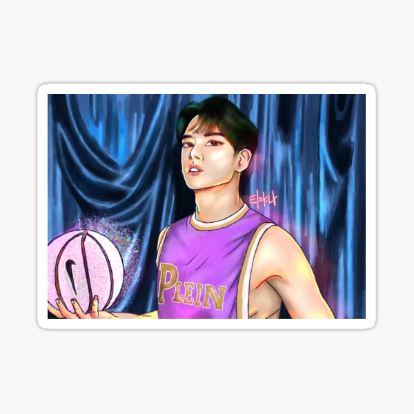 "the boyz Juyeon - fanart" Sticker for Sale by hajdinka | Redbubble