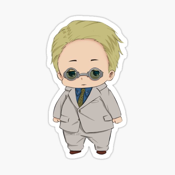 "Kento Nanami Chibi - Jujutsu Kaisen" Sticker for Sale by Delia-Fashion ...