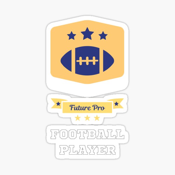 "Future Pro Football Player" Sticker for Sale by AgileGroup | Redbubble