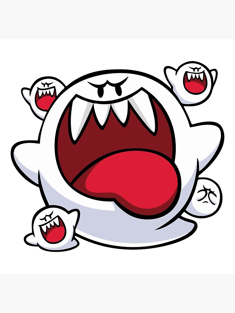 "King Boo Face" Poster for Sale by bujareloi | Redbubble