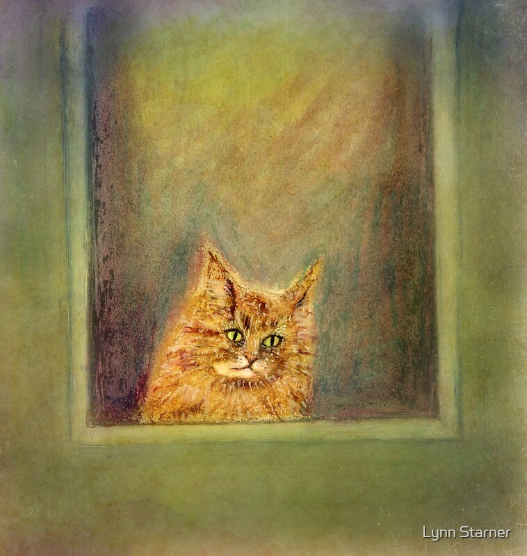 "Cat Ennui" by Lynn Starner | Redbubble