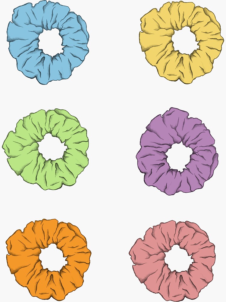 "Scrunchie Gang" Sticker for Sale by ProArtzilla | Redbubble