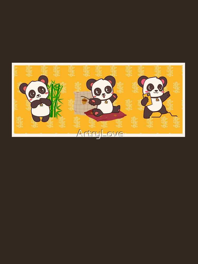 "Cool riddles for kids - Cute Panda Cartoon" T-shirt for Sale by ...
